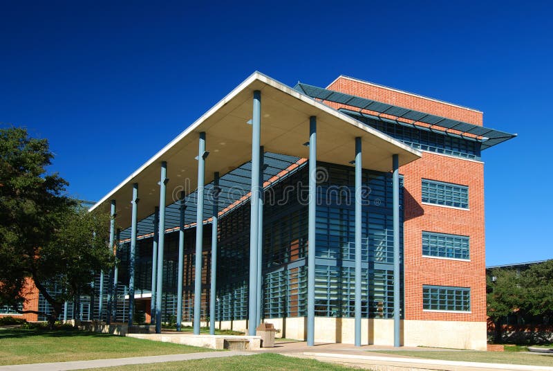Building Exterior with Sunscreen Stock Photo - Image of architectural ...