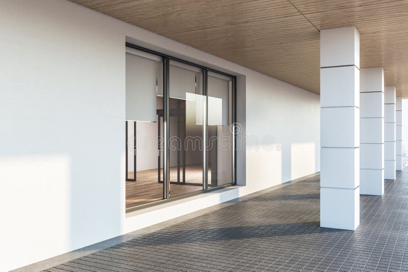 Building Facade Apartment with Window Stock Illustration - Illustration ...