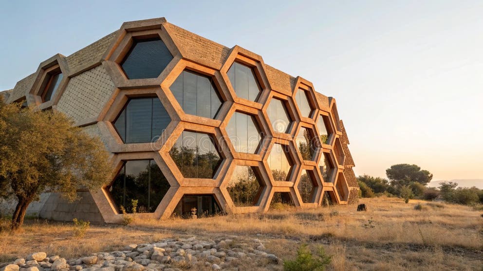 Biomimicry Architecture Inspired by Honeycomb Pattern with Hexagonal ...