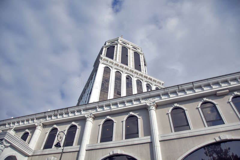 Building Facade of Great Architectural Interest in the City Stock Photo ...