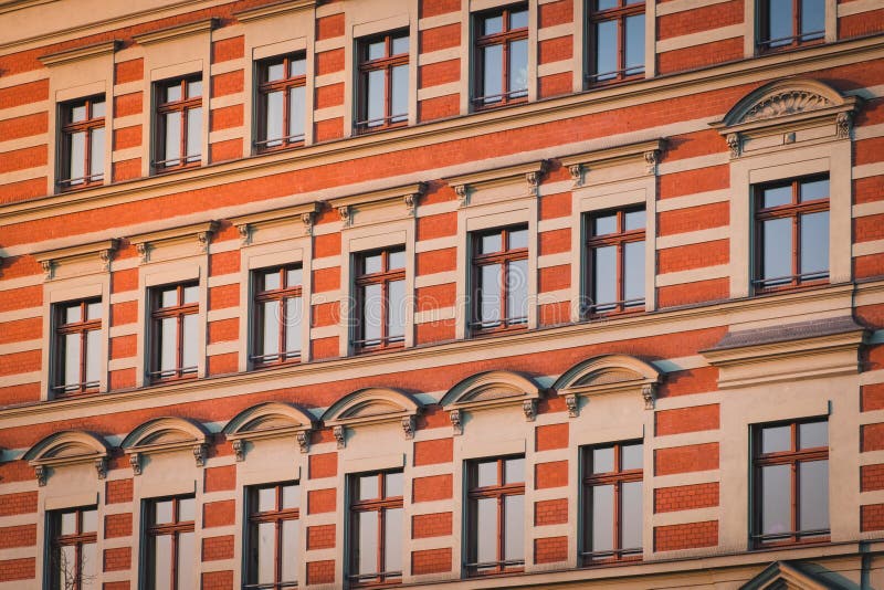 Building Facade, Old Residential Period Building , Berlin Stock Photo ...
