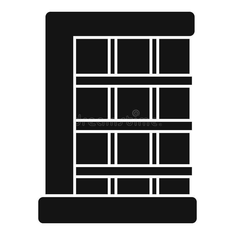 Building Facade with Windows Forming Geometric Pattern Stock Vector ...