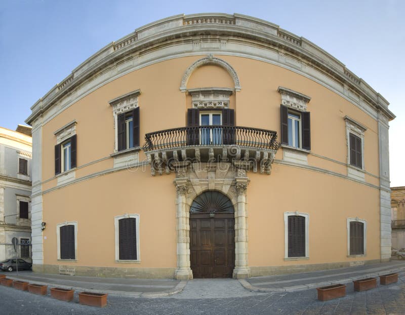 Building face stock image. Image of architectural, brindisi - 6933427