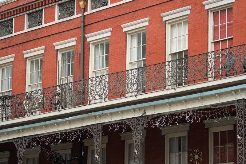Building face, New Orleans stock photo. Image of traditional - 485602