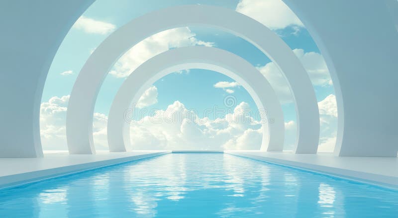 The Building Features Modern Architecture, an Infinity Pool, and a Sky ...