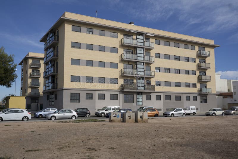 Building with a Field in Front Editorial Image - Image of landscape ...