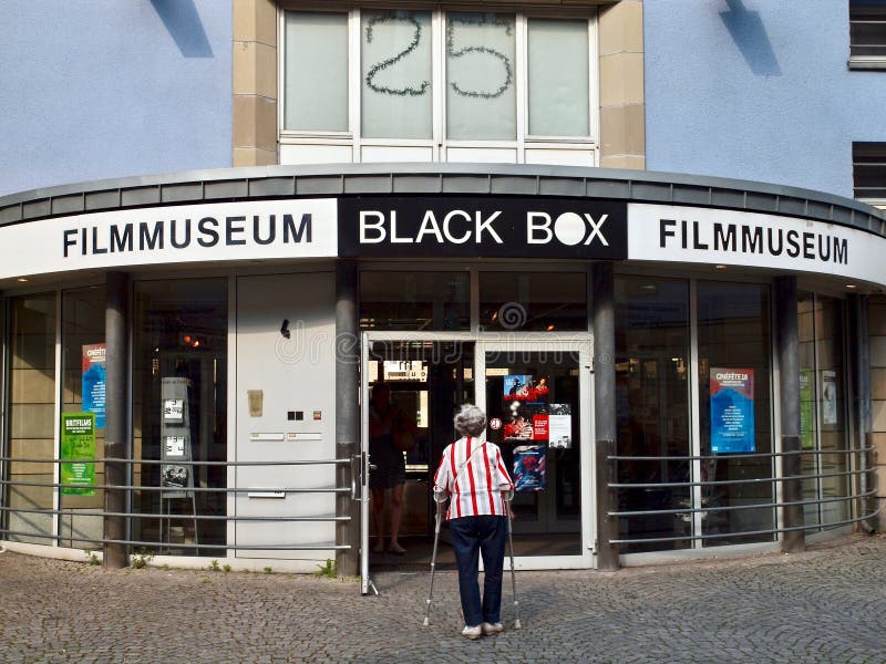 Building of the Film Museum Black Box in Duesseldorf Editorial Stock ...