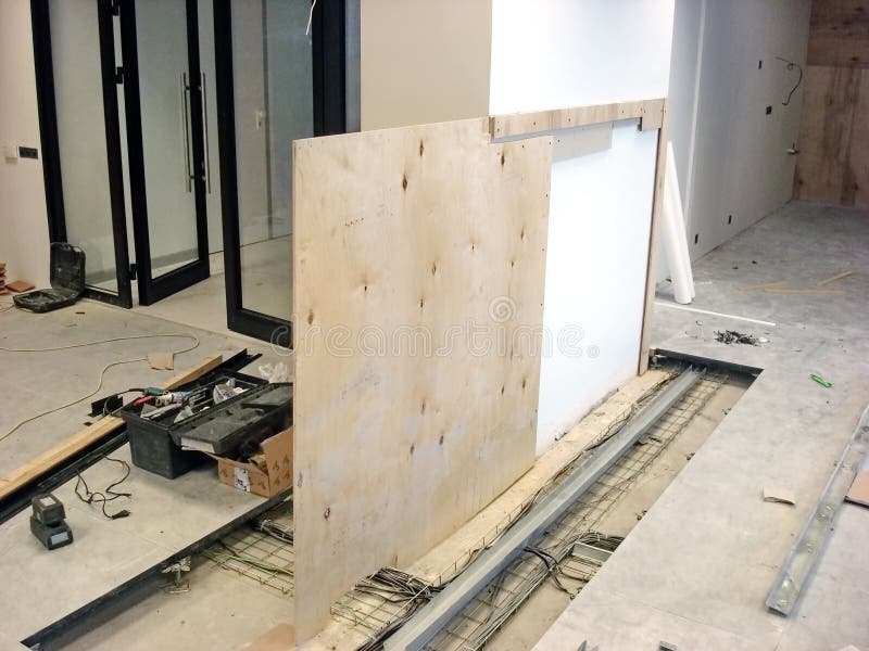 Building Finishing Work stock photo. Image of rooms, brick - 57092904