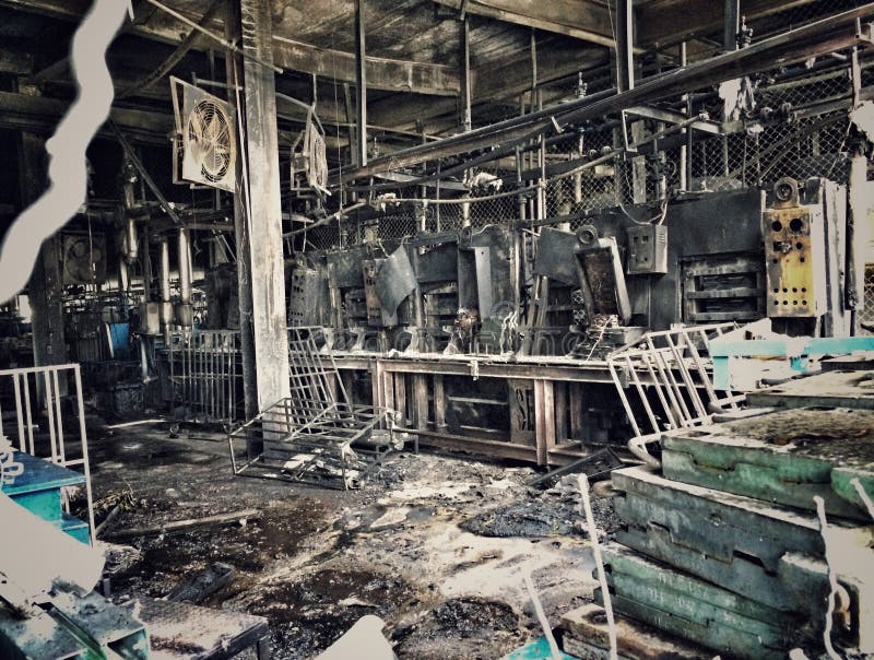 Building after fire stock photo. Image of damaged, abandoned - 65490932