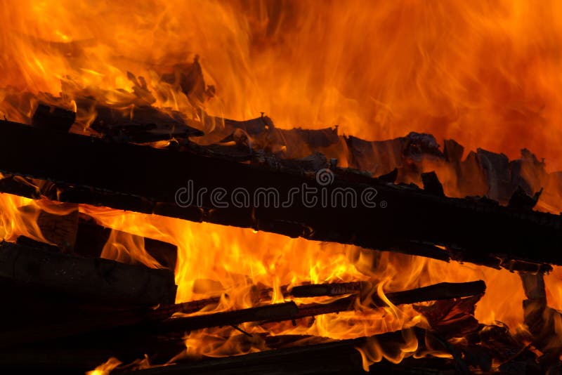 Building Fire stock image. Image of burning, wildfire - 82529725