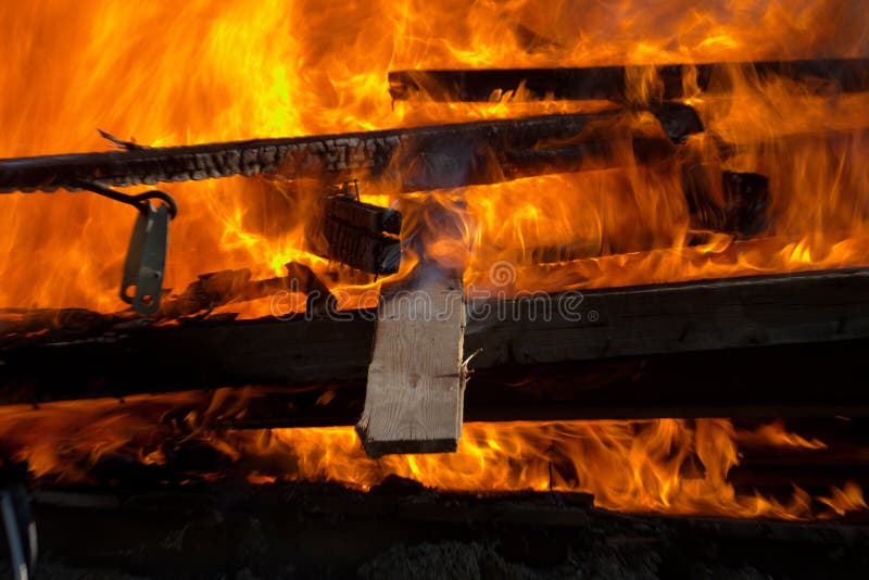 Building Fire stock photo. Image of close, campfire, building - 82539216