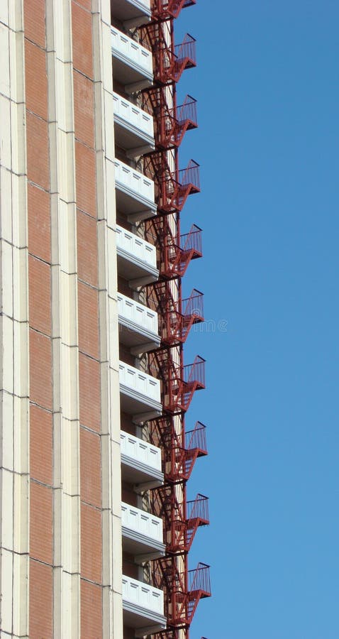 Building with an Fire-escape Stock Photo - Image of fire, rise: 14613198