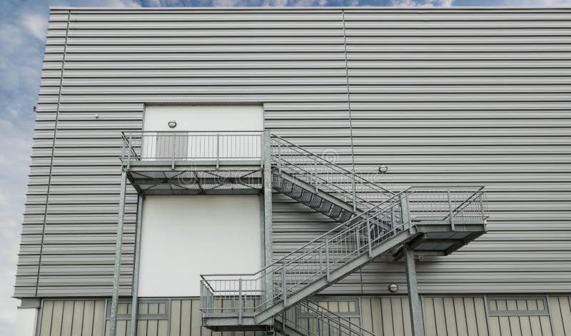 Building with fire escapes stock photo. Image of home - 59136668