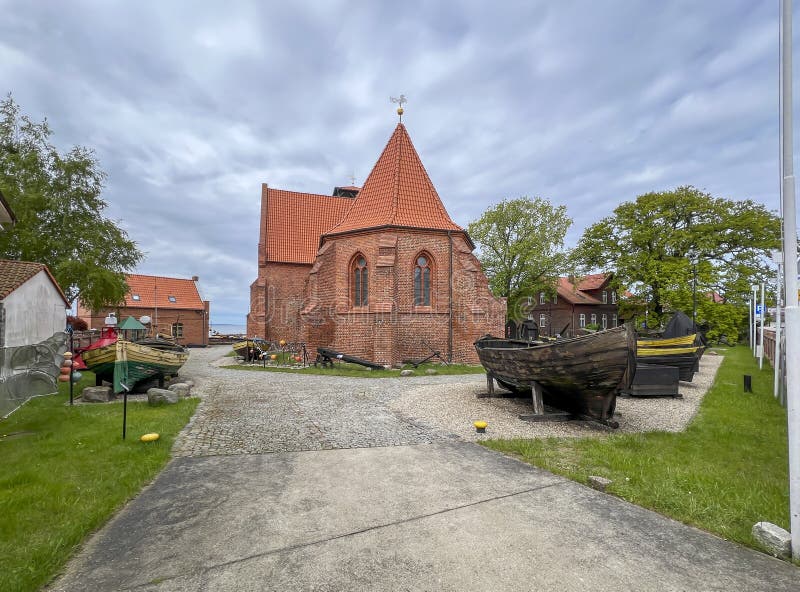 The Building of the Fisheries Museum in Hel, Poland Stock Image - Image ...