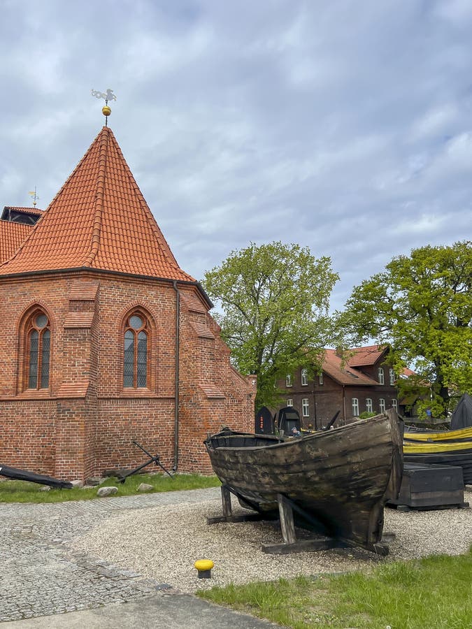 The Building of the Fisheries Museum in Hel, Poland Stock Image - Image ...