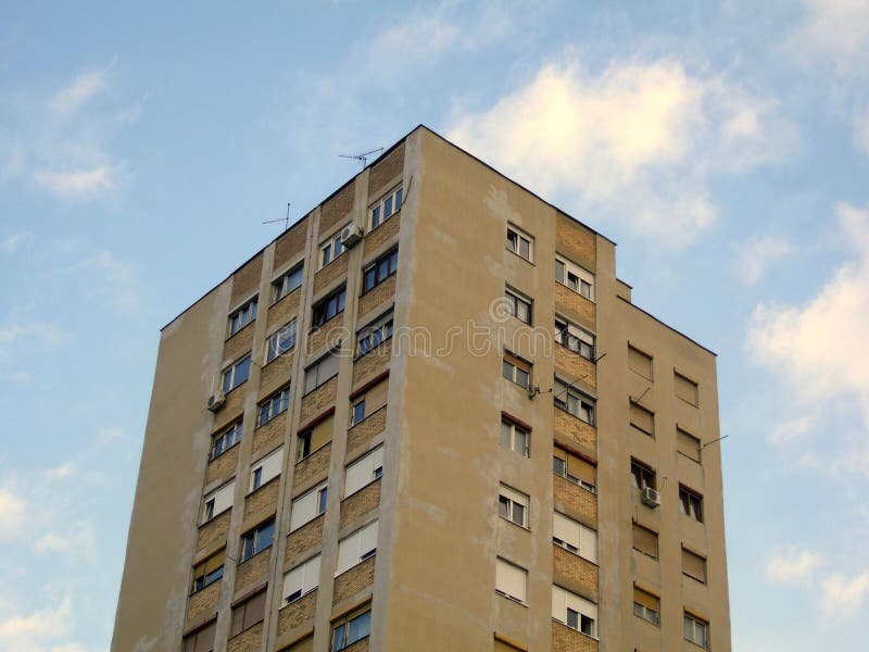 Building with flats stock photo. Image of building, home - 1793306