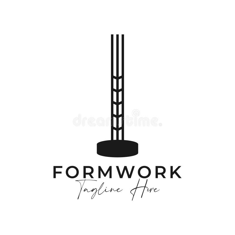 Building Formwork Vector Illustration Logo Stock Vector - Illustration ...