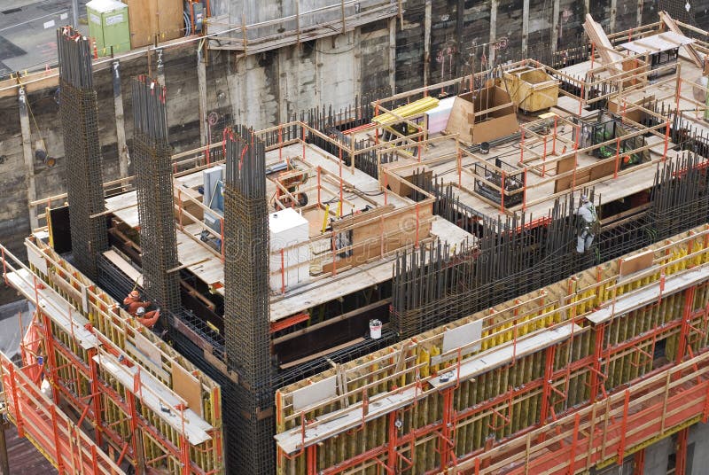 Building Foundation stock image. Image of ground, workers - 8874283