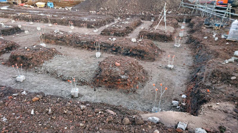 Building Foundations stock photo. Image of block, foundations - 138523530