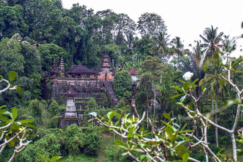 Building Fragment in Authentic Style. Ancient Architecture of Indonesia ...