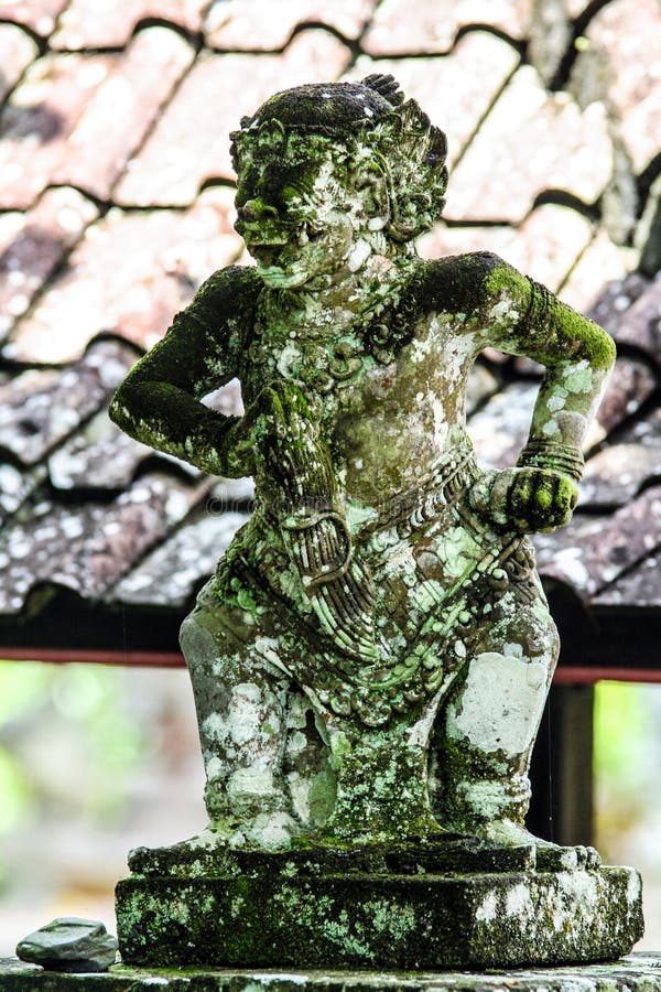 Building Fragment in Authentic Style. Ancient Architecture of Indonesia ...