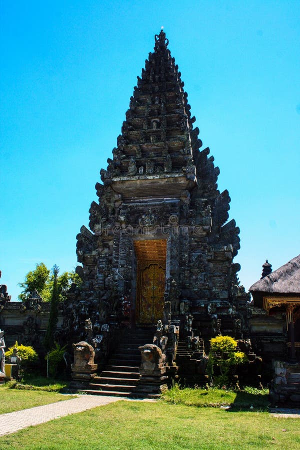 Building Fragment in Authentic Style. Ancient Architecture of Indonesia ...