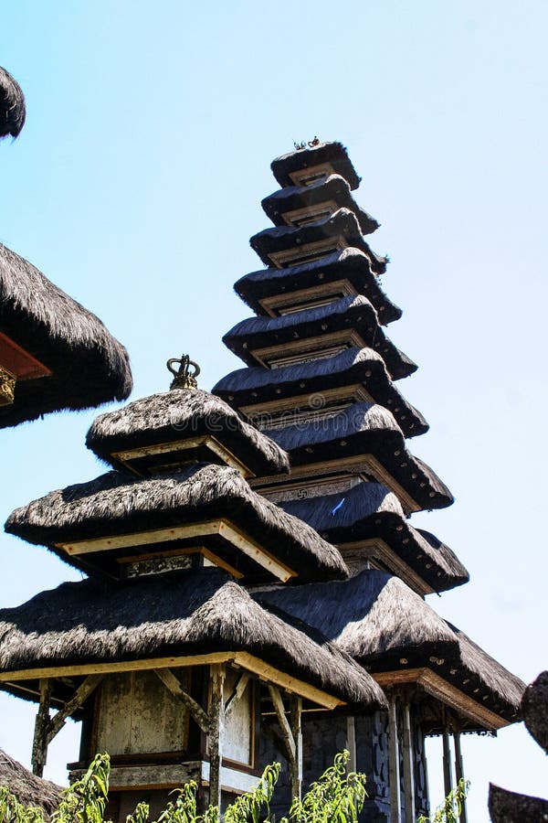 Building Fragment in Authentic Style. Ancient Architecture of Indonesia ...