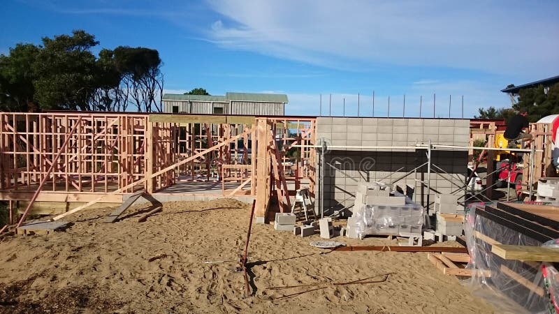 Building stock photo. Image of nogs, studs, roof, framing - 87755564