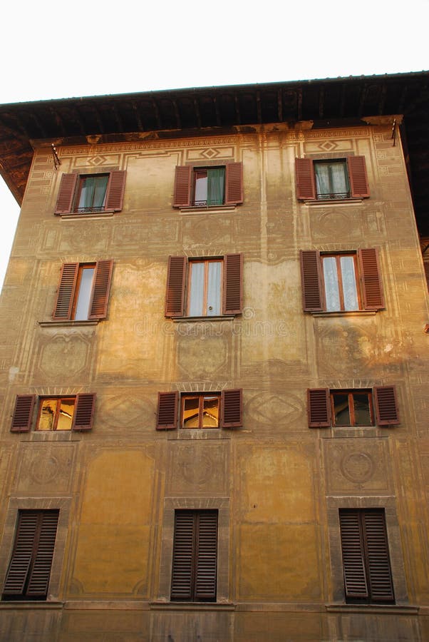 Building Front in Florence stock image. Image of italian - 82814303