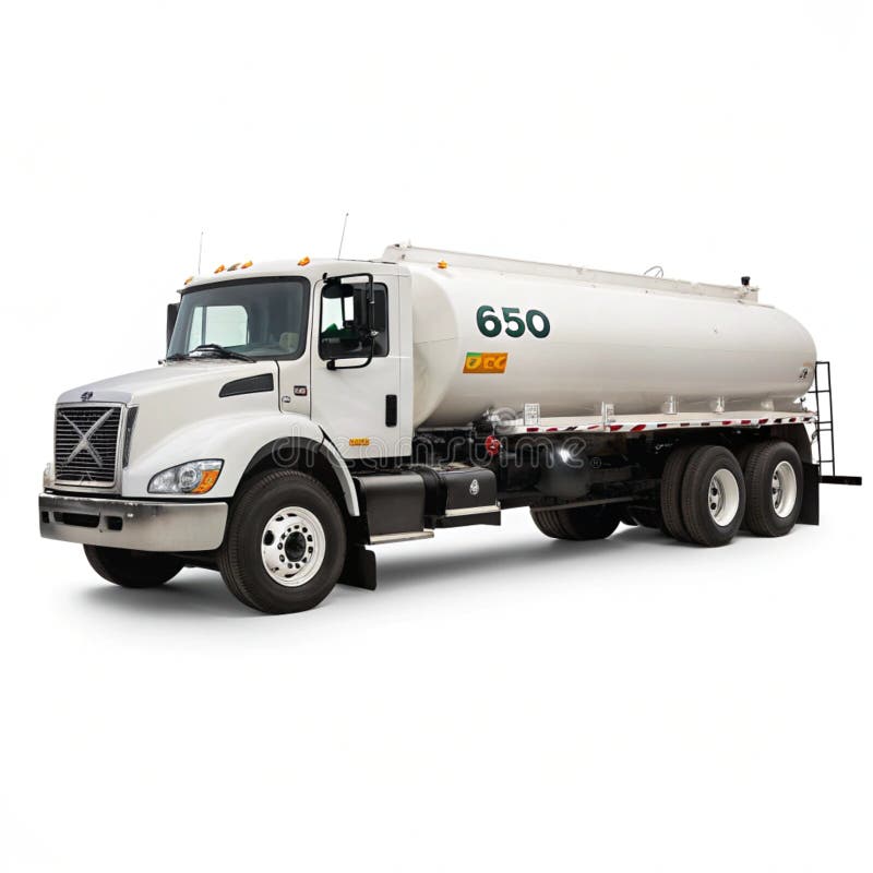 Building Fuel Transportation on White Background Stock Illustration ...