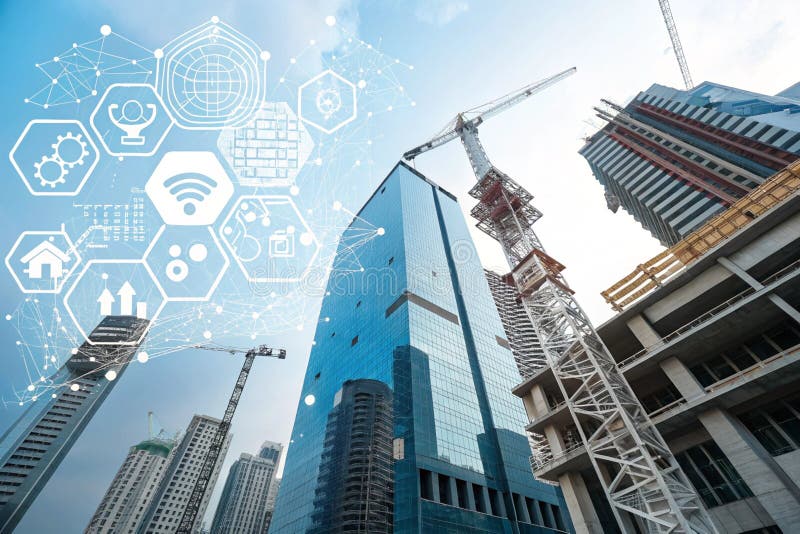 Building the Future: Abstract Technology and Construction Concepts ...