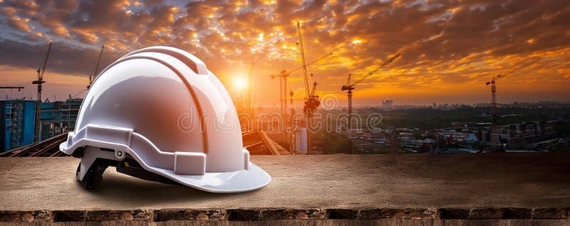 Building the Future: Construction Safety First Stock Illustration ...