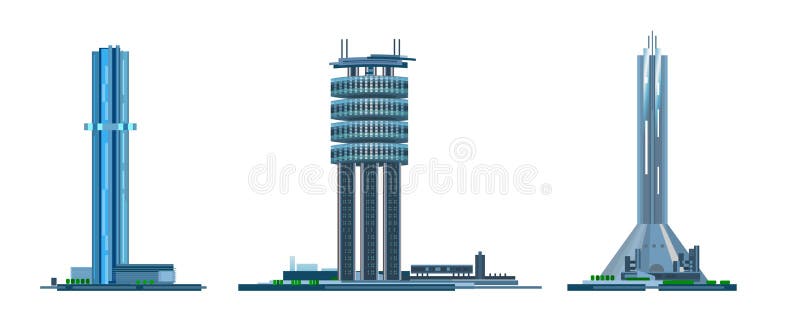 Building Future City stock vector. Illustration of playful - 20348789