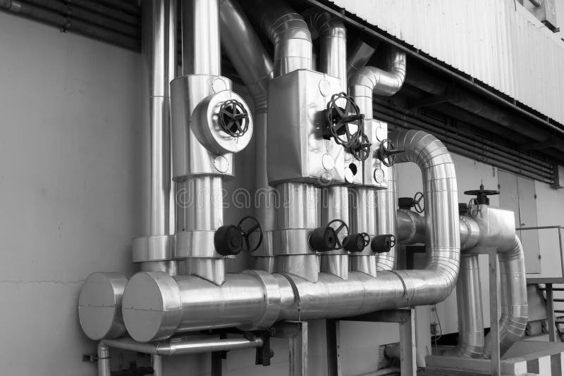 Building gas systems stock image. Image of systems, building - 64036371