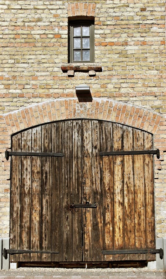 Building with gate. stock photo. Image of baroque, brown - 33545370