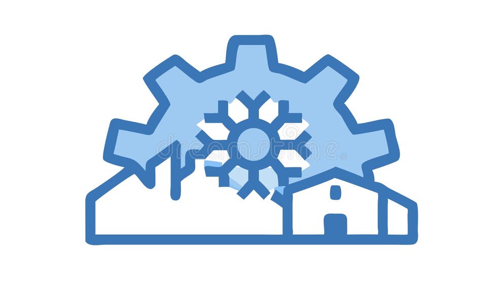 Building Gear Construction, Urban Development Process, Vector Design Generative AI Stock Vector ...