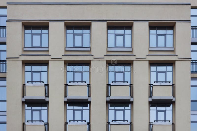 Building Geometry Windows Architecture. Business Center Glass Design ...