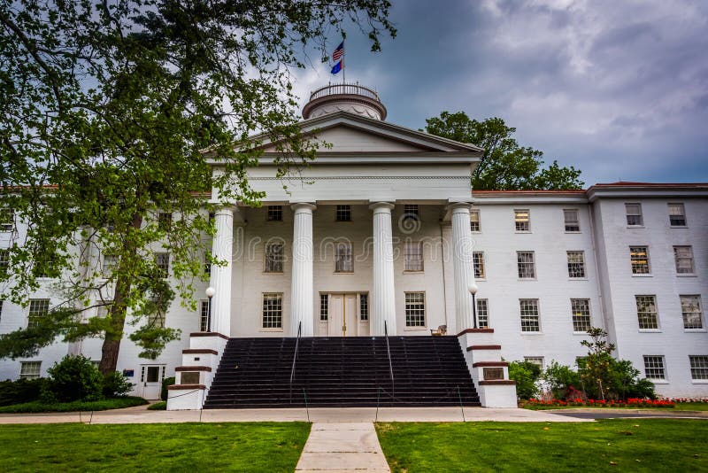 Building at Gettysburg College, Gettysburg, Pennsylvania. Stock Photo ...