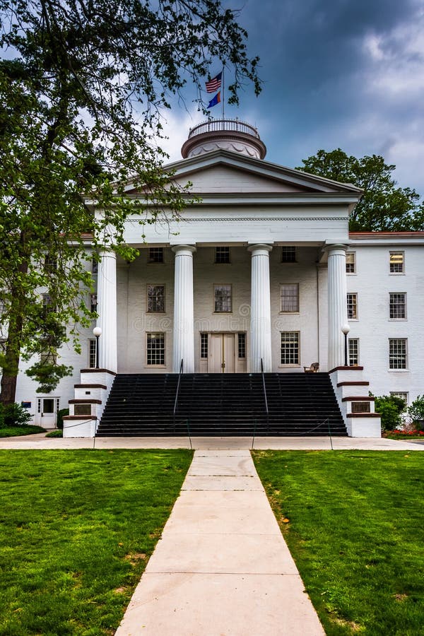 A Building at Gettysburg College, Pennsylvania. Stock Photo - Image of ...