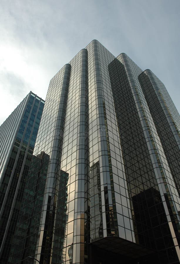 Building with Glas Facade - Vancouver BC Stock Photo - Image of ...