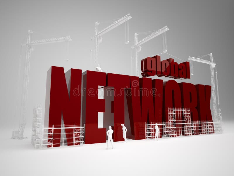 Building global network stock image. Image of development - 32806857
