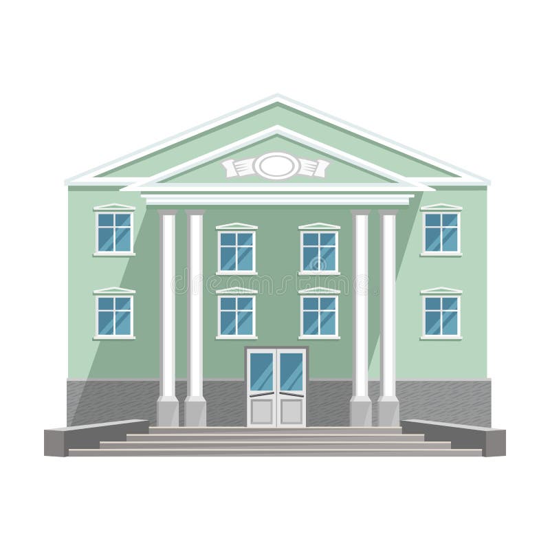 Building of Government Vector Icon.Cartoon Vector Icon Isolated on ...
