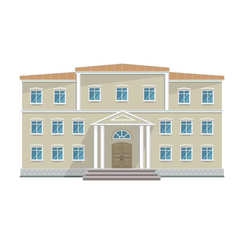 Building of Government Vector Icon.Cartoon Vector Icon Isolated on ...