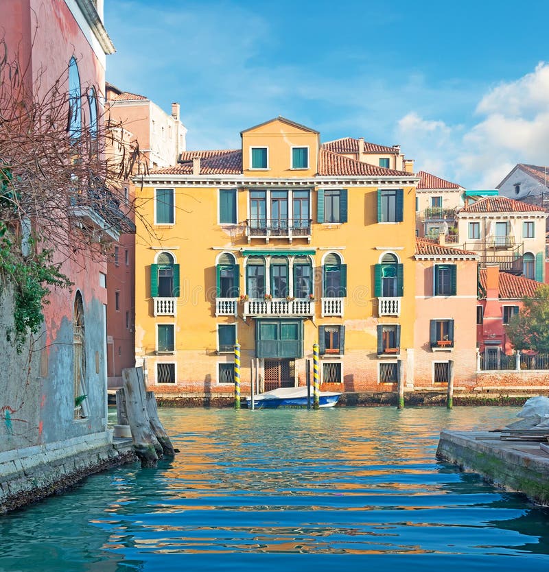 Building by Grand Canal stock photo. Image of travel - 37510278