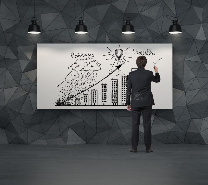 Building graph on placard stock photo. Image of marketing - 48874744