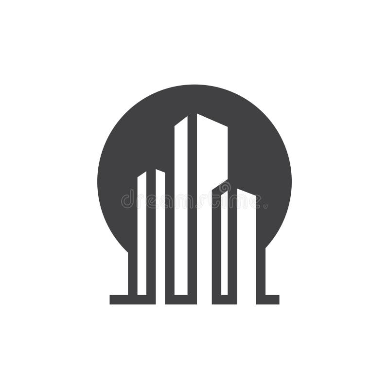 Building Graphic Design Template Vector Isolated Illustration Stock ...