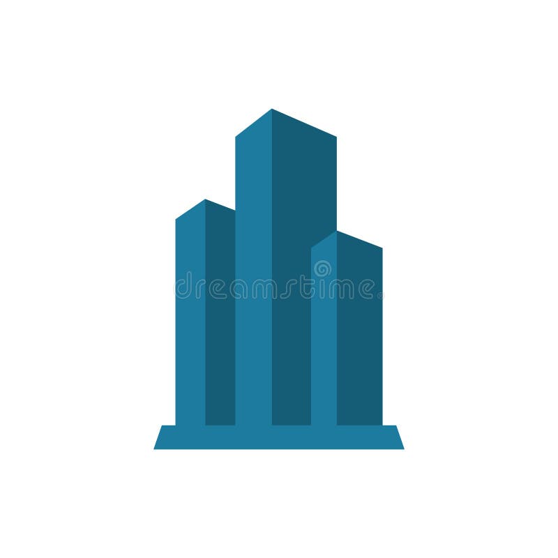 Building Graphic Design Template Vector Isolated Illustration Stock ...