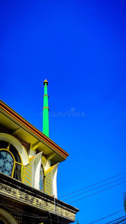 A Building with a Green Tower Stock Photo - Image of paris, view: 381933782