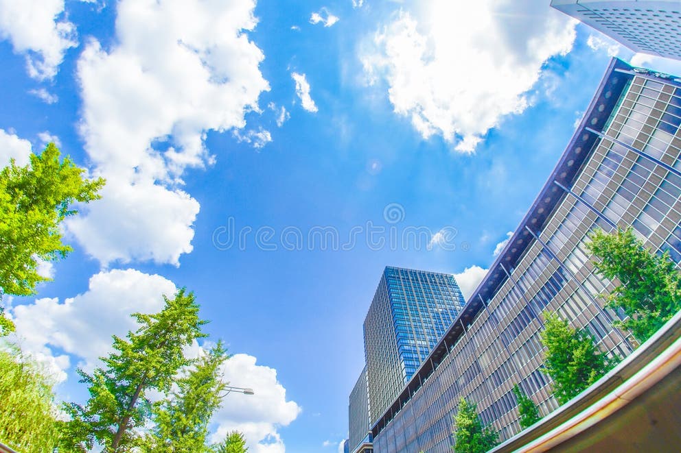 Building Groups in Chuo -ku, Tokyo Stock Photo - Image of tokyo, center ...