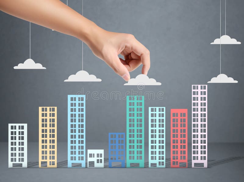 Building in hand stock illustration. Illustration of human - 26600761